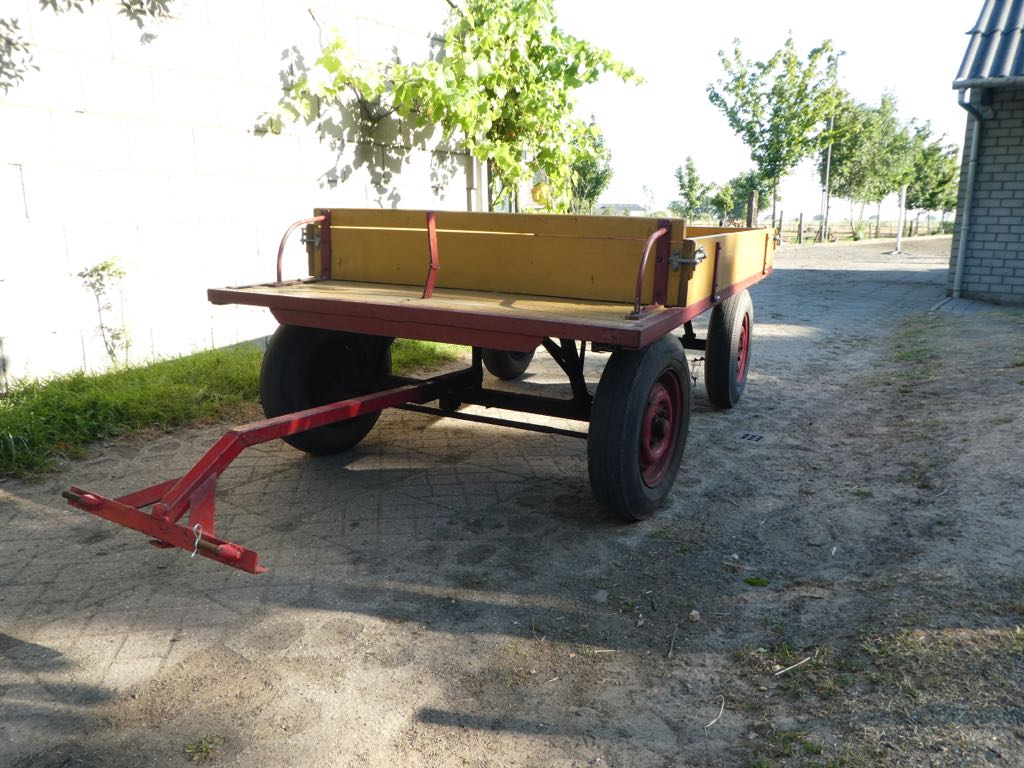 Geremde platte kar / menwagen voor A-Welsh tot C-pony | Bokt.nl