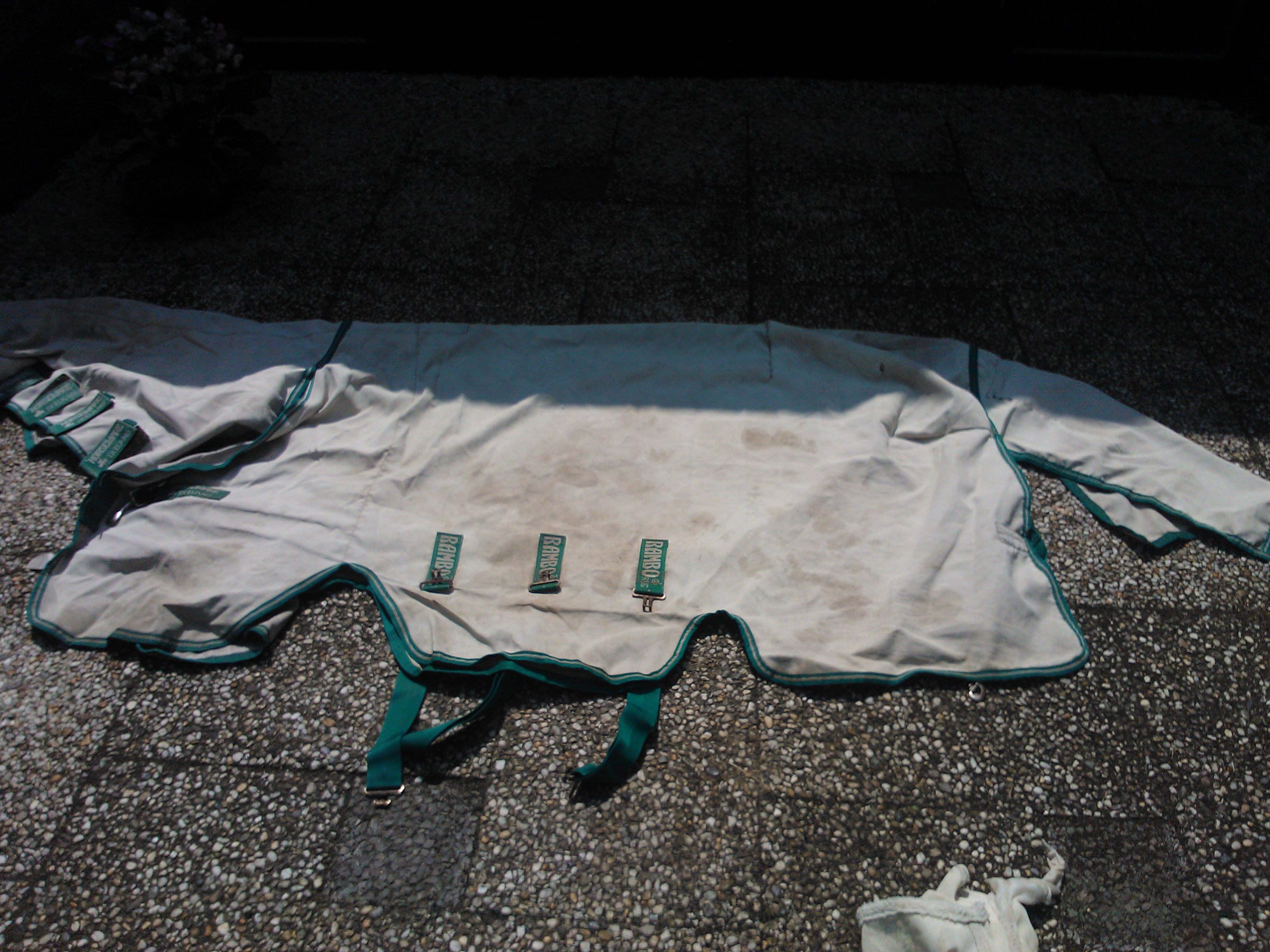 SET!!Rambo sweet itch hoody 2 x 6.0 en fly rug liner 1 x 6.0 | Bokt.nl