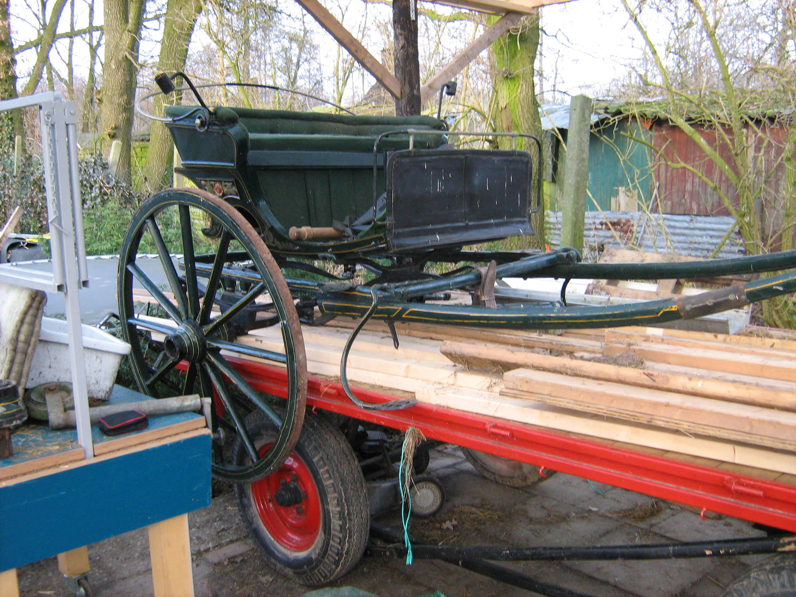 Friese Tilbury koets/rijtuig | Bokt.nl