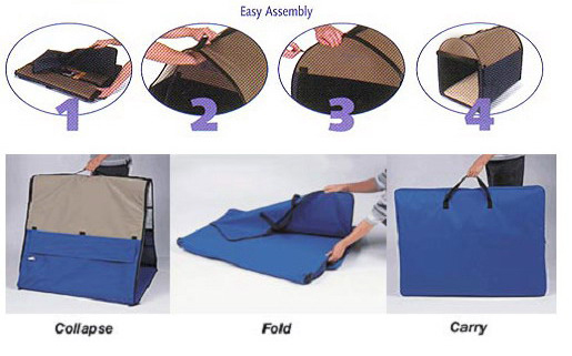 Draagbare NYLON bench | Bokt.nl