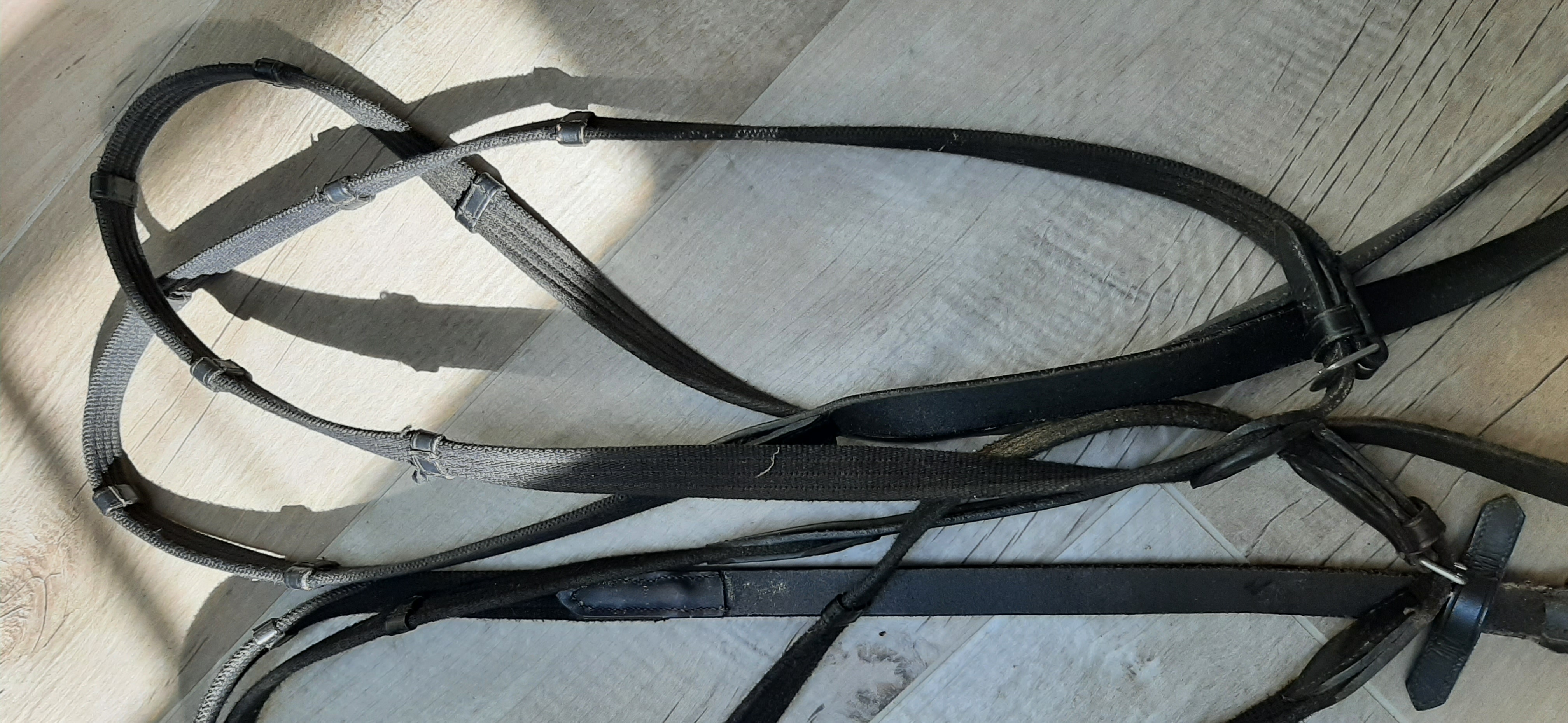 3 maal nieuwe leren teugels ( met clips extra lang, Stubben | Bokt.nl