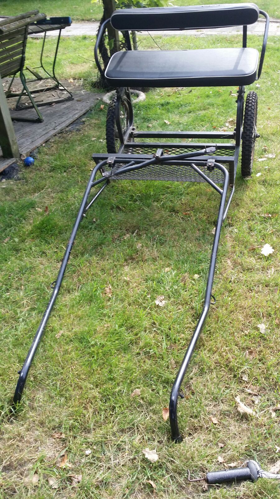 (Mini) Shetlander sulky + tuig | Bokt.nl