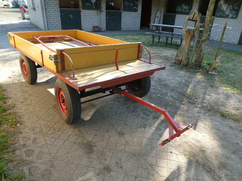 Geremde platte kar / menwagen voor A-Welsh tot C-pony | Bokt.nl