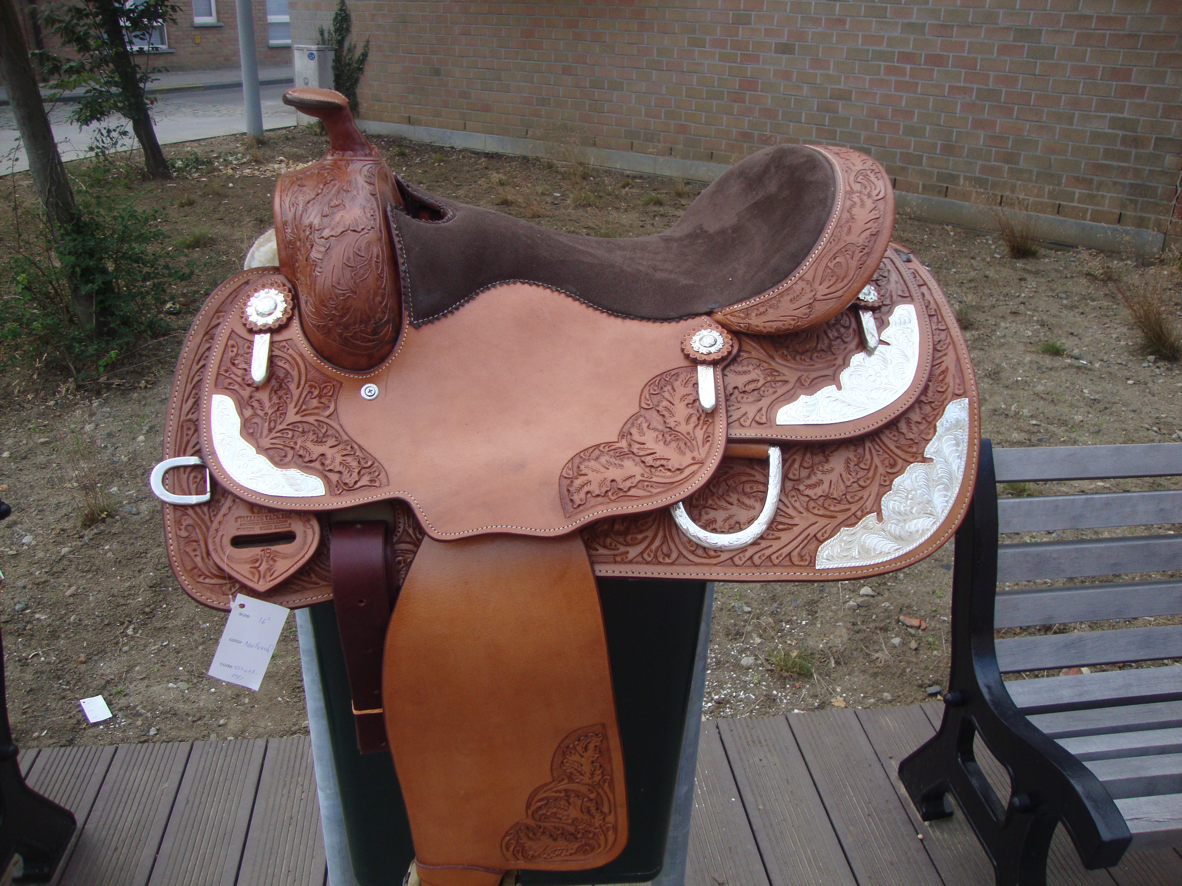 western reining en bucaro wade roper zadel 16'' | Bokt.nl