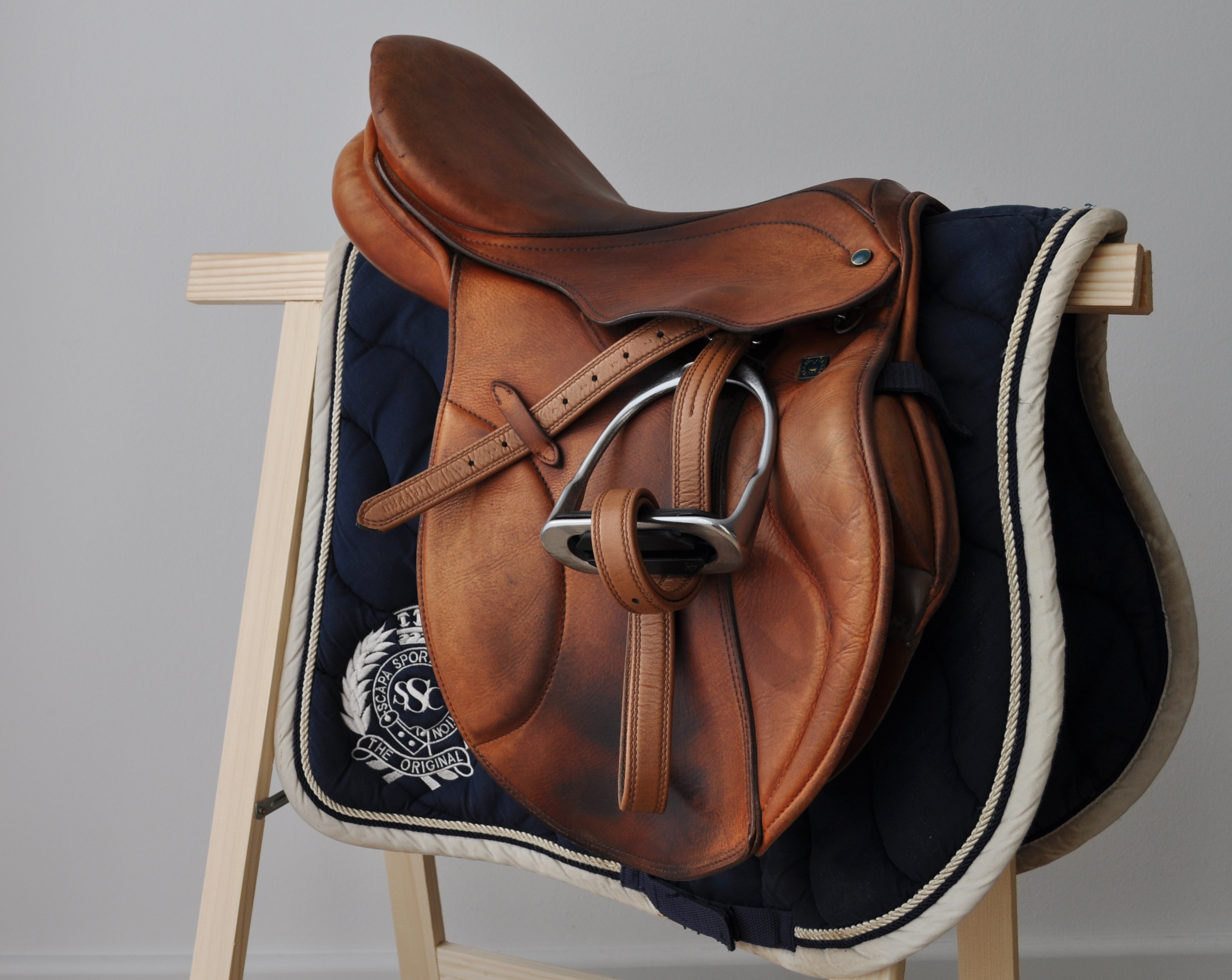 Stubben Edelweiss CS De Luxe Cognac Bruin 17 inch, Hele set! | Bokt.nl