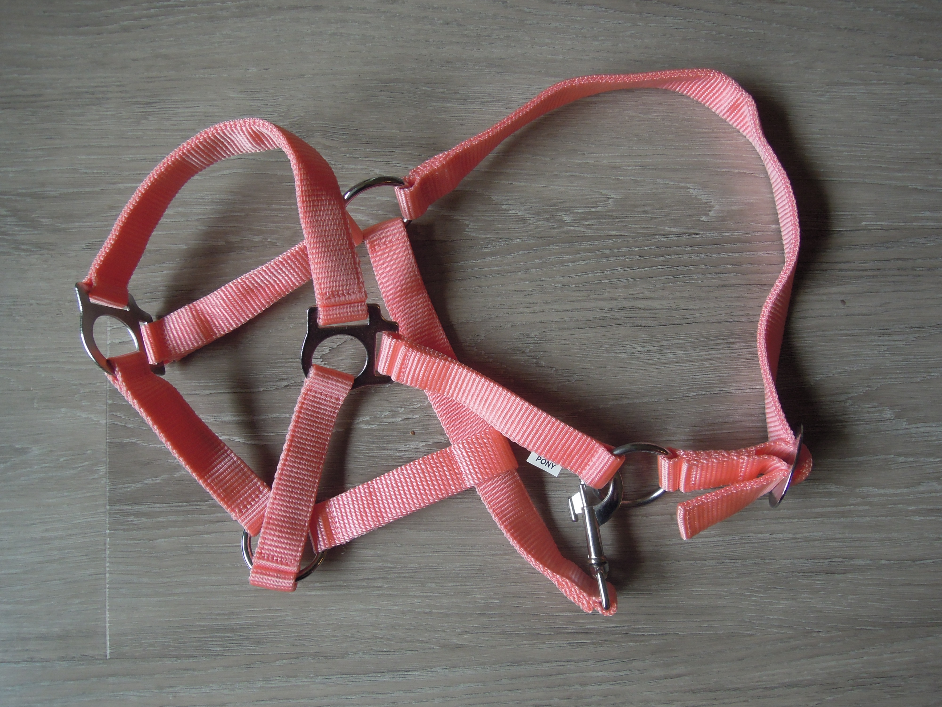Halster, roze, rood of zwart, maat pony | Bokt.nl