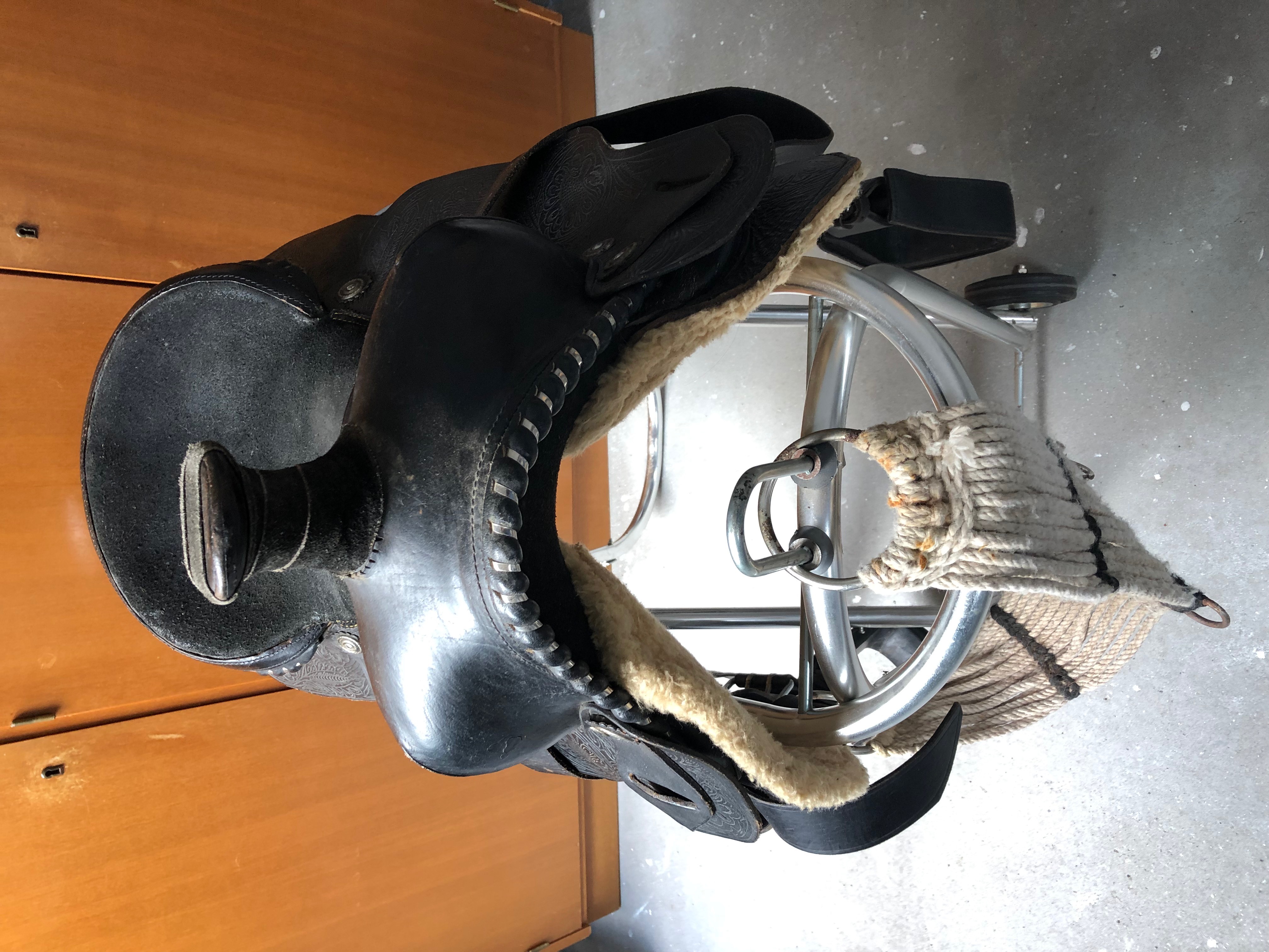 Western Zadel ZWART - Tennessee Walker (origineel) | Bokt.nl