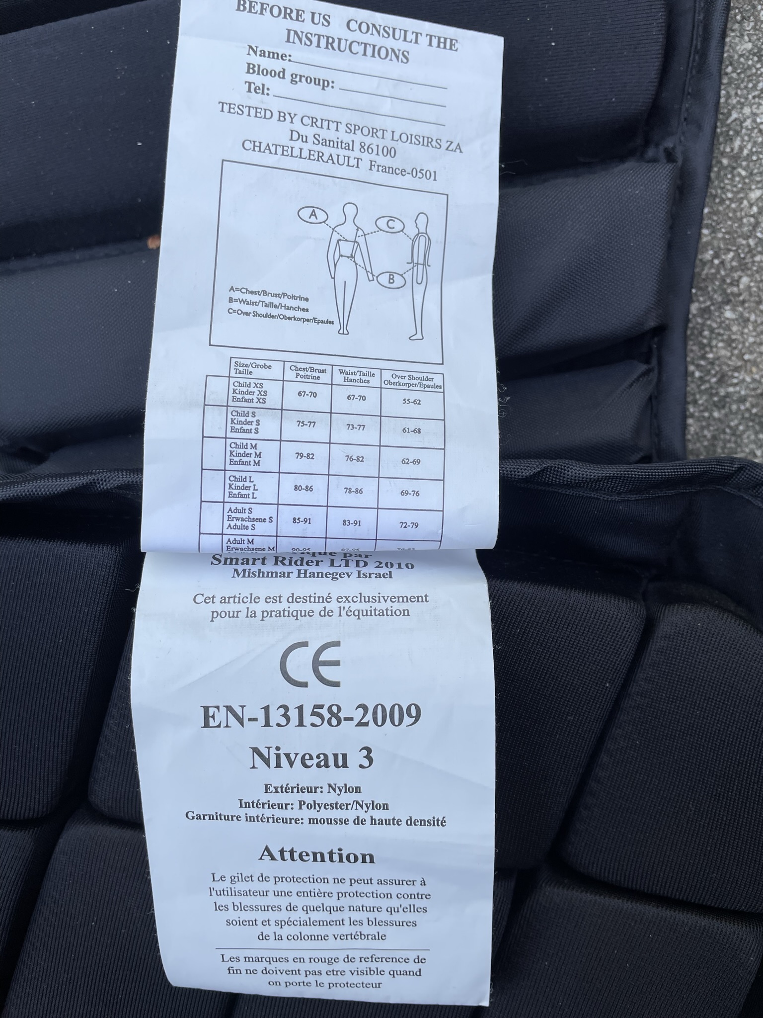 Bodyprotector Smartrider maat L | Bokt.nl