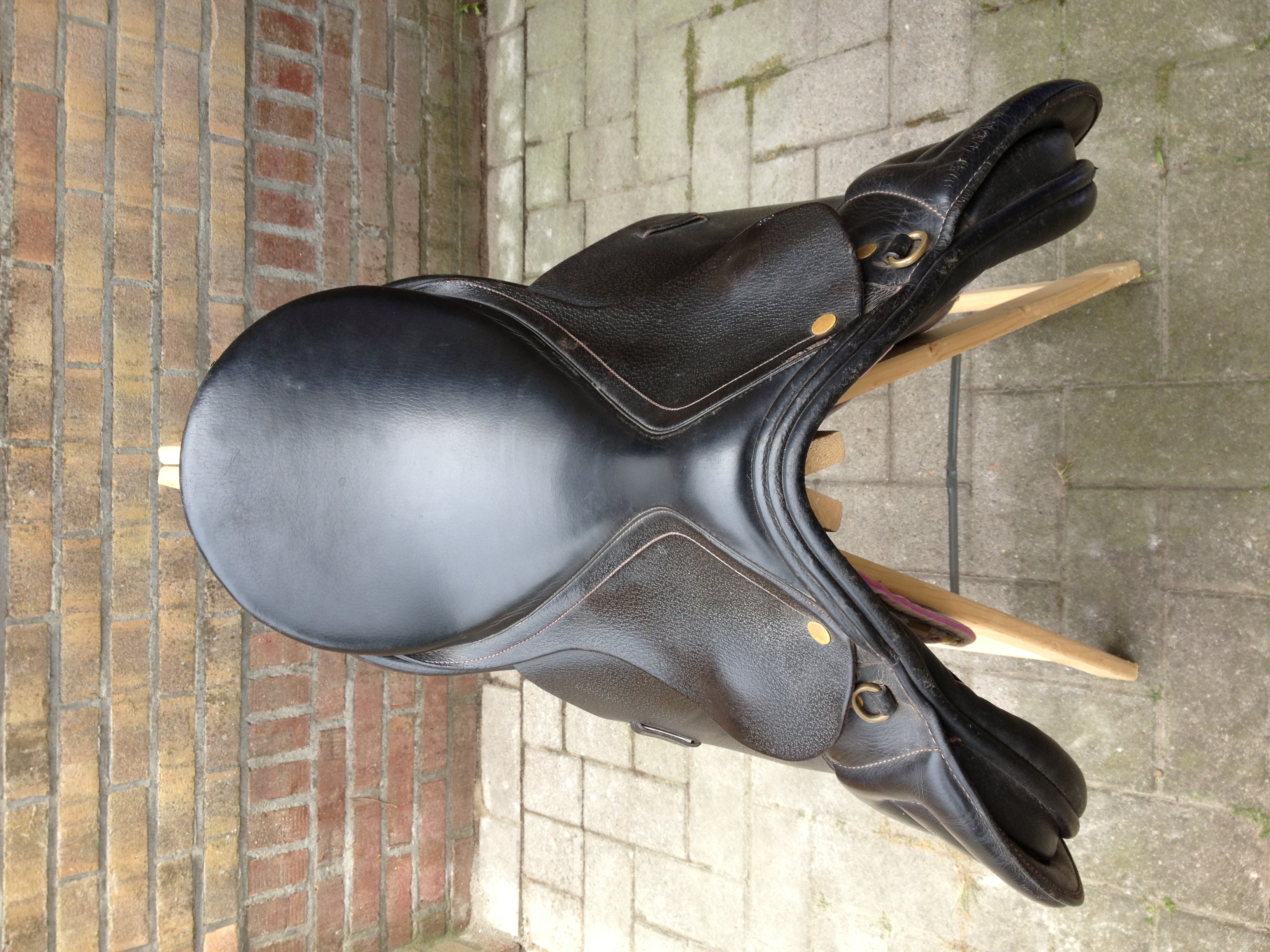 16 inch Pony Zadel Brede Boom zwart | Bokt.nl