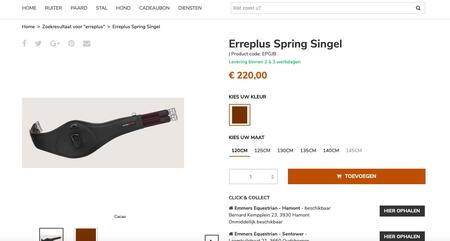 Erreplus springsingel 130 cm | Bokt.nl